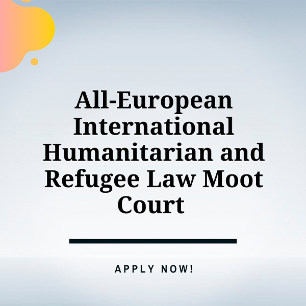 Call for All-European IHL&RL moot court applications - Nica.team